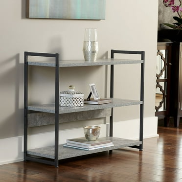 Winsome Wood Terry 3-Tier Foldable Shelf, Stackable, Walnut Finish ...