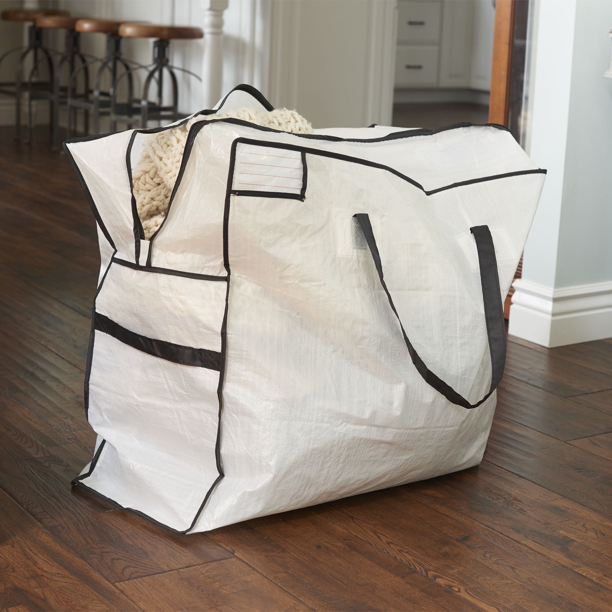Household Essentials, Storage Tote Bag, 30" W x 12" D, Large Capacity ...