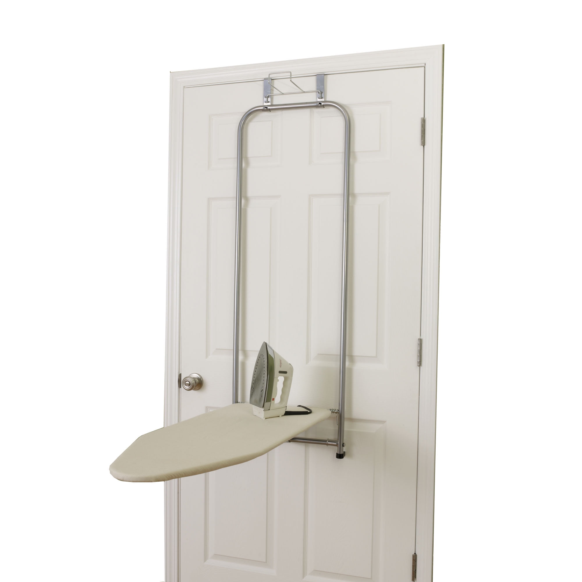 Household Essentials Over the Door Ironing Board, Self-Closing, Compact ...