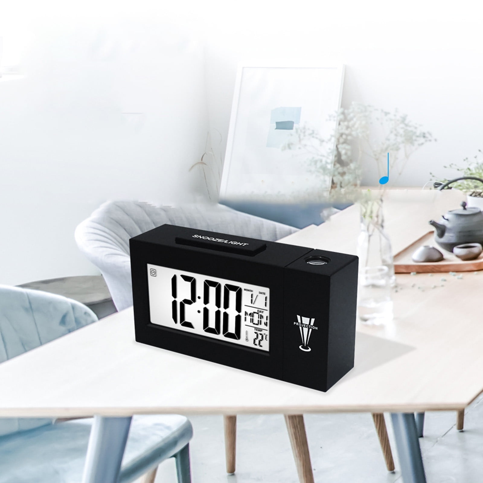 Household Essentials Projection Climate Station Indoor Outdoor ...