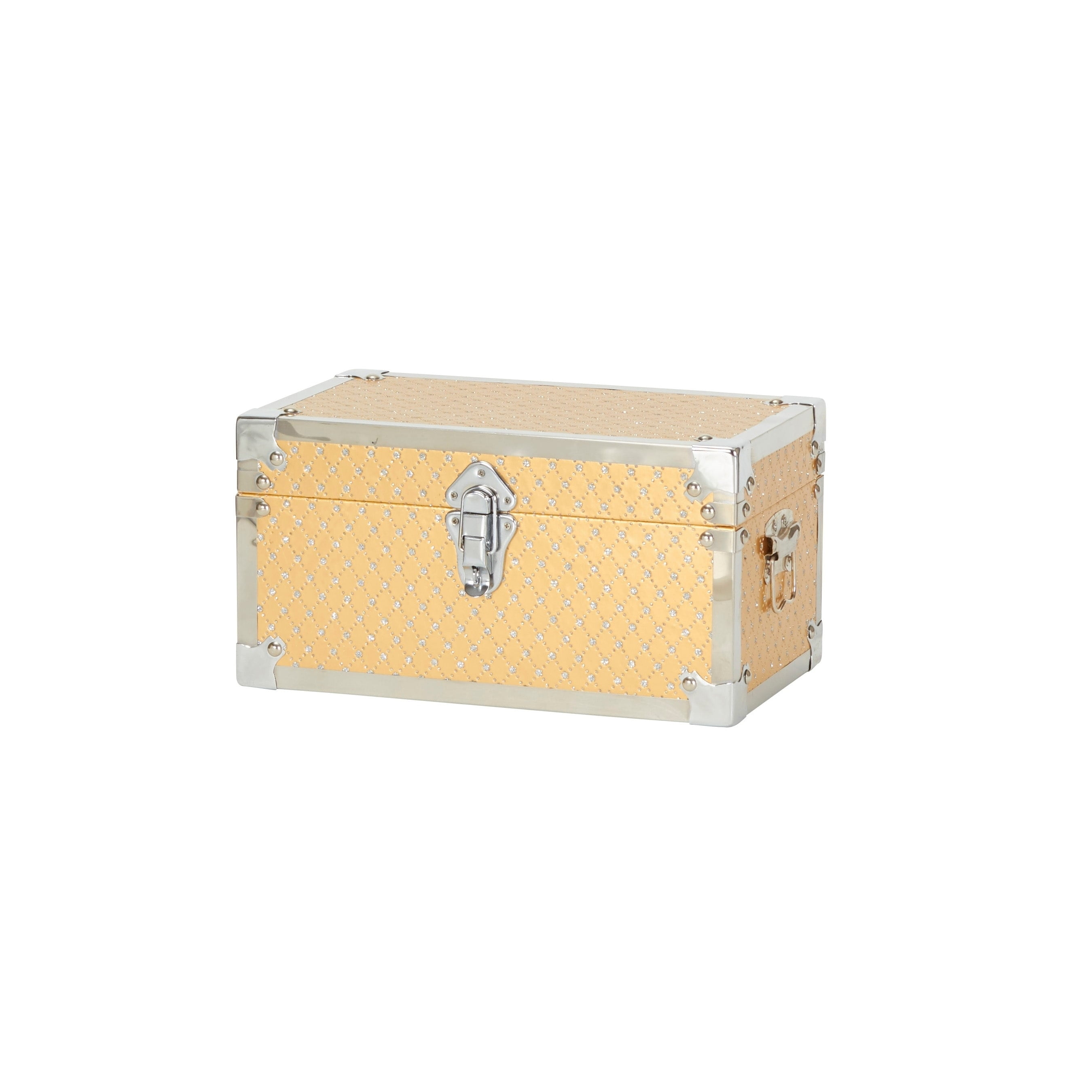 Household Essentials Small Bling Decorative Storage Trunk - Walmart.com