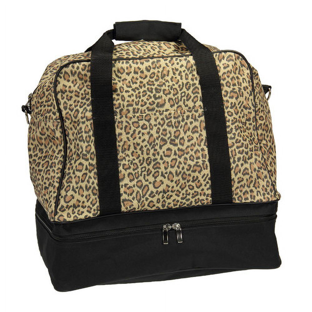 Household Essential 6739-1 Weekender Bag in Leopard - Walmart.com