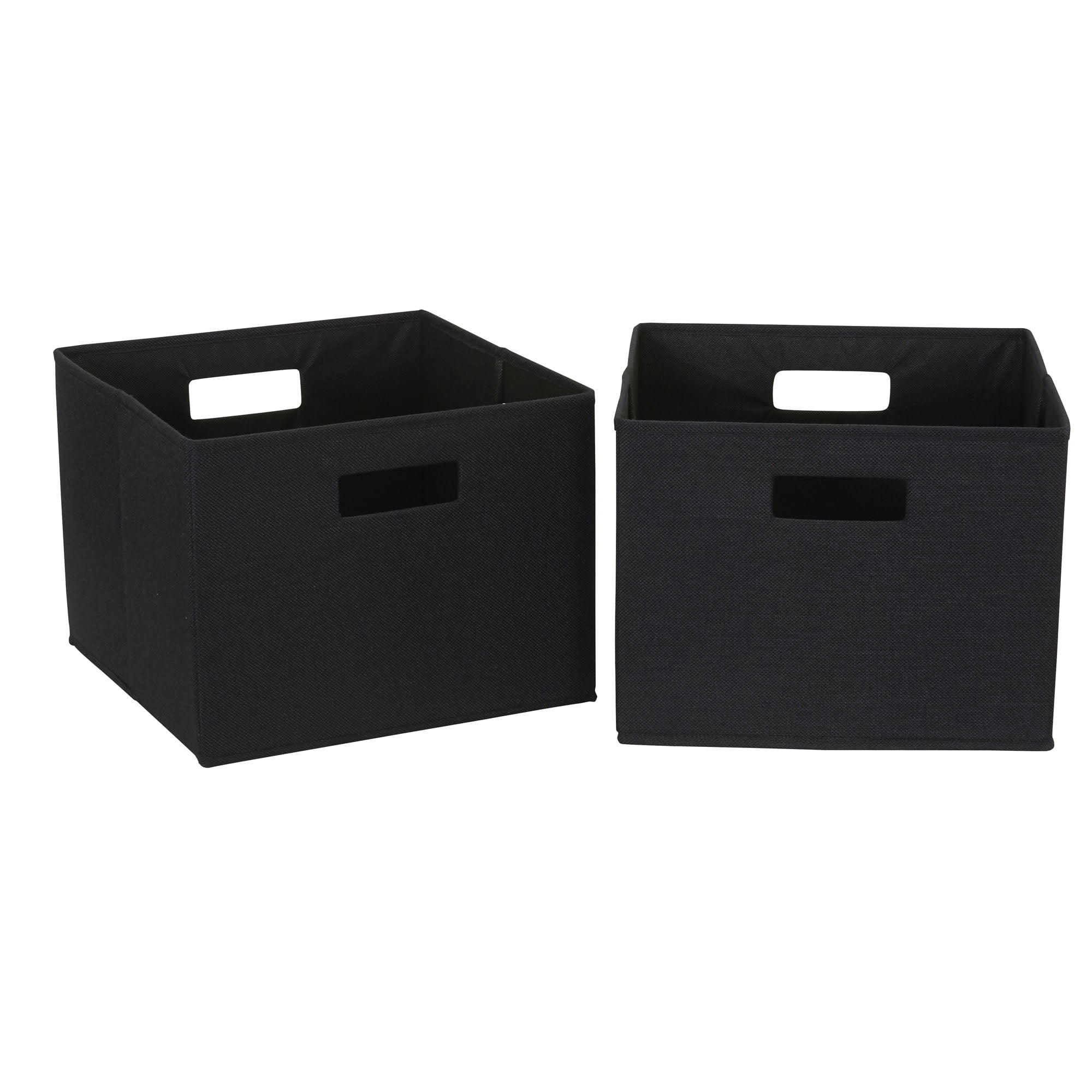 Household Essentials Storage Cubes 2 pack, Blended Poly-Cotton Canvas ...