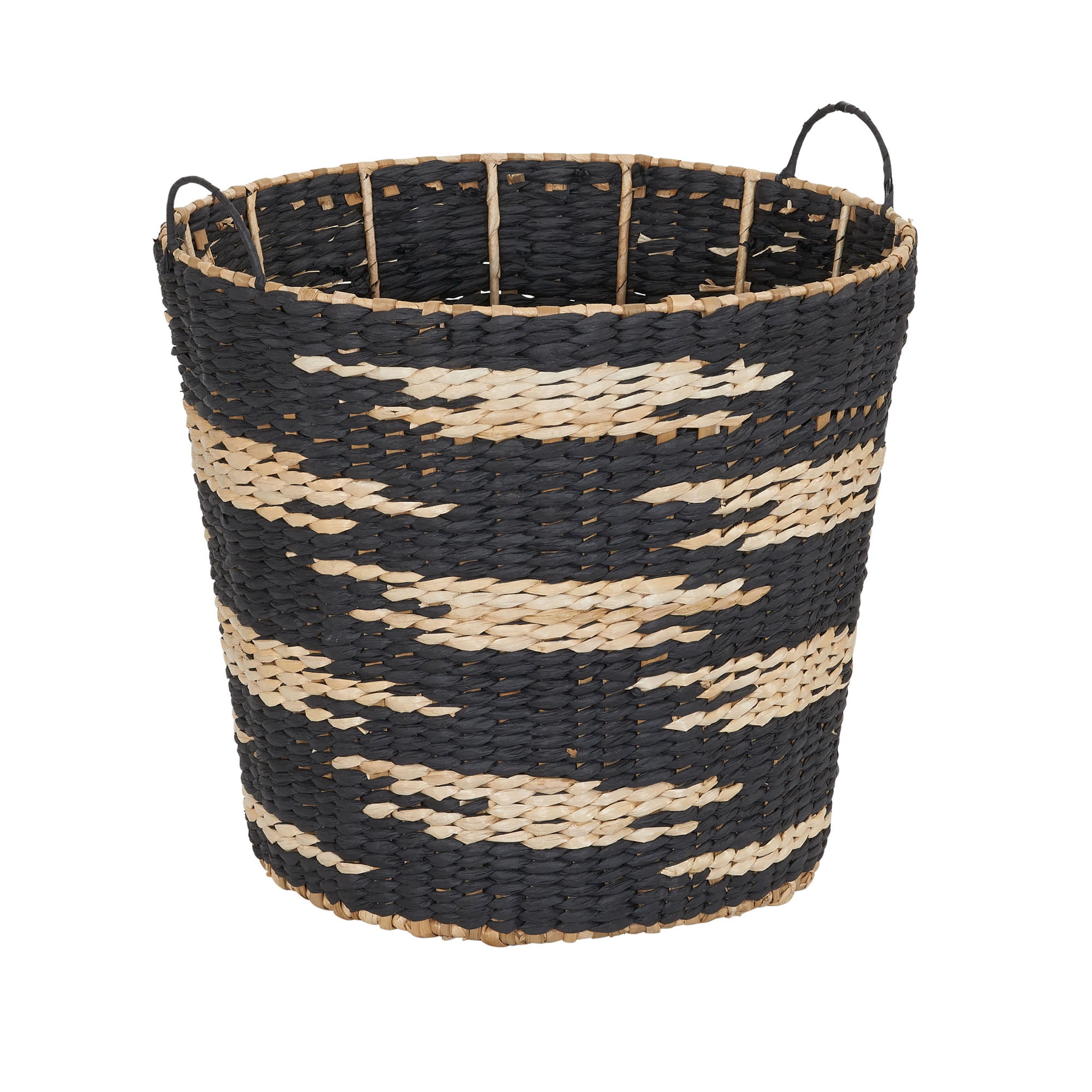 Household Essentials Tapered Woven Basket, Large Decorative Basket with ...