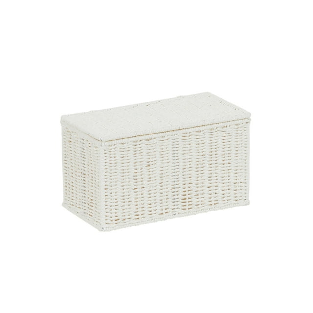 Household Essentials White Paper Rope Storage Box - Walmart.com
