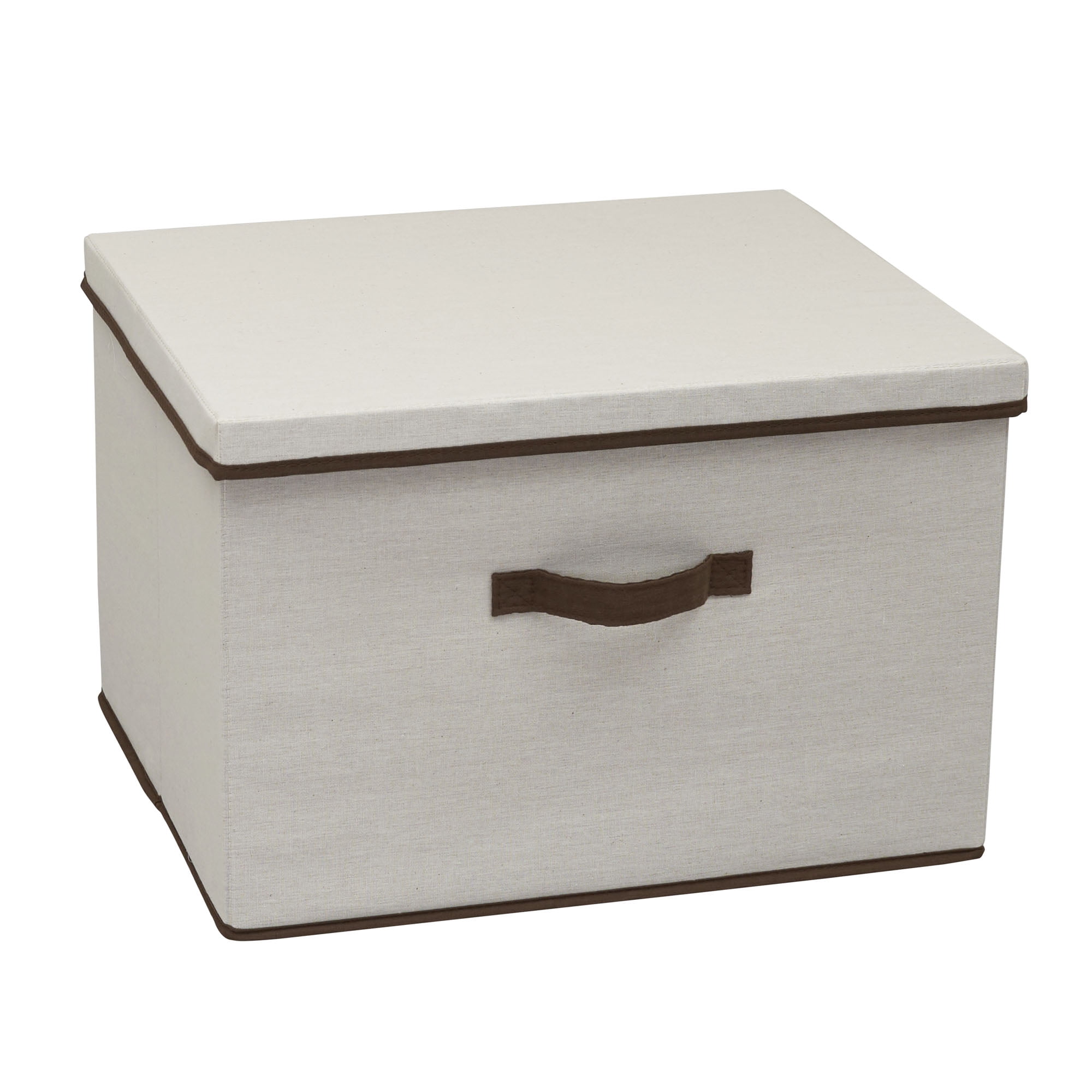Household Essentials Wide KD Storage Box With Lid, 15”x18.5"x12 ...