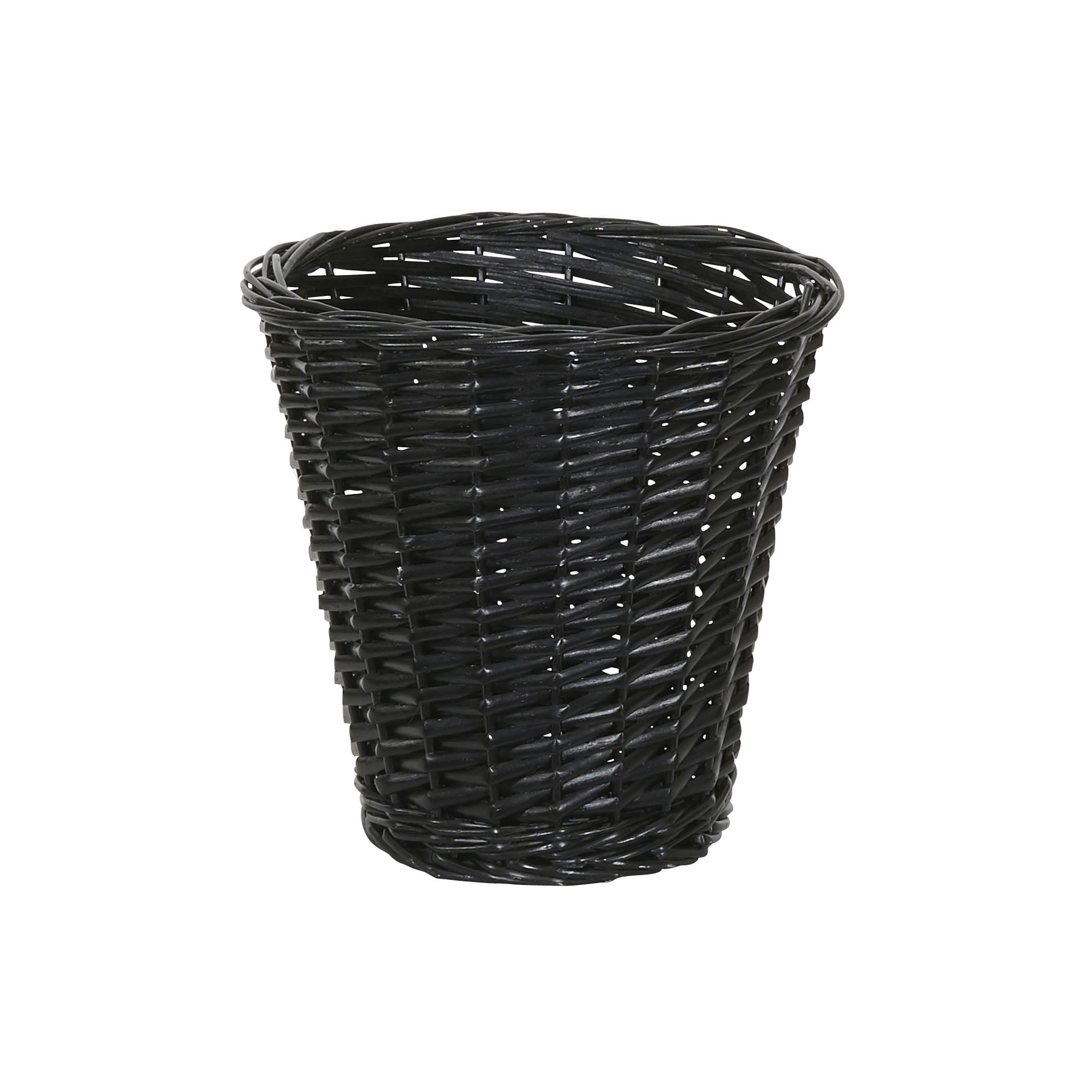 Household Essentials Willow Small Wastebasket, Black - Walmart.com