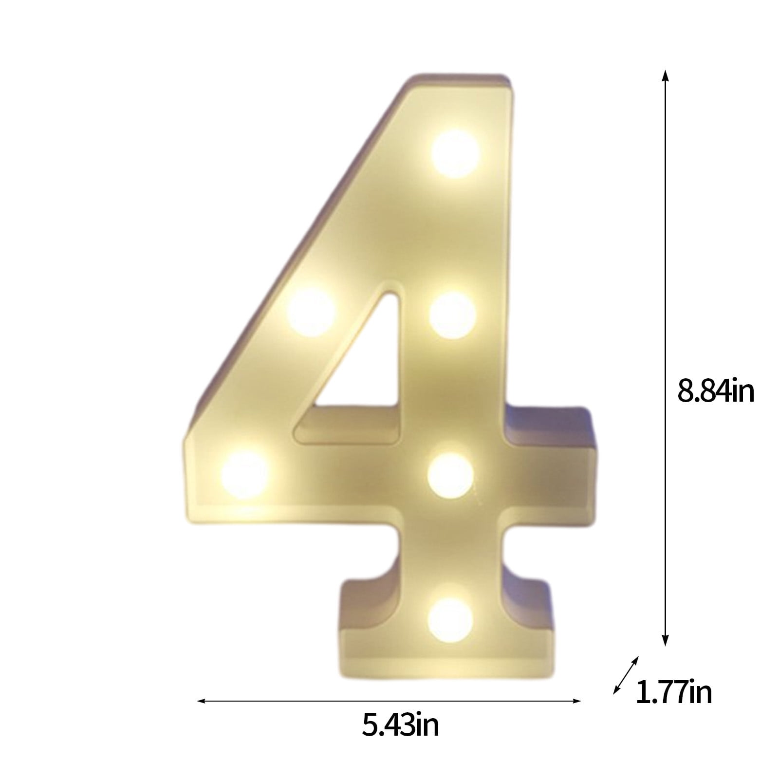 Household Essentials ZKCCNUK Light Up Letters, LED Letters Lights Sign ...