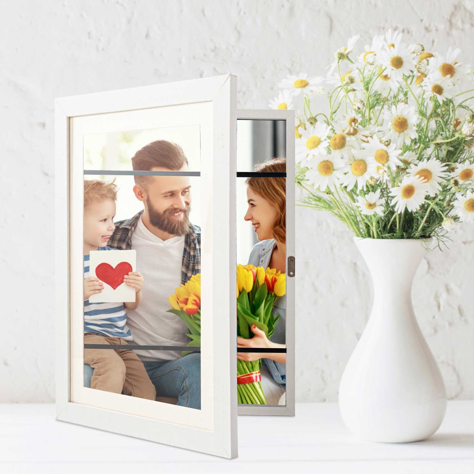 Household Flip Table A4 Children's Art Painting Magnetic Suction Frame ...