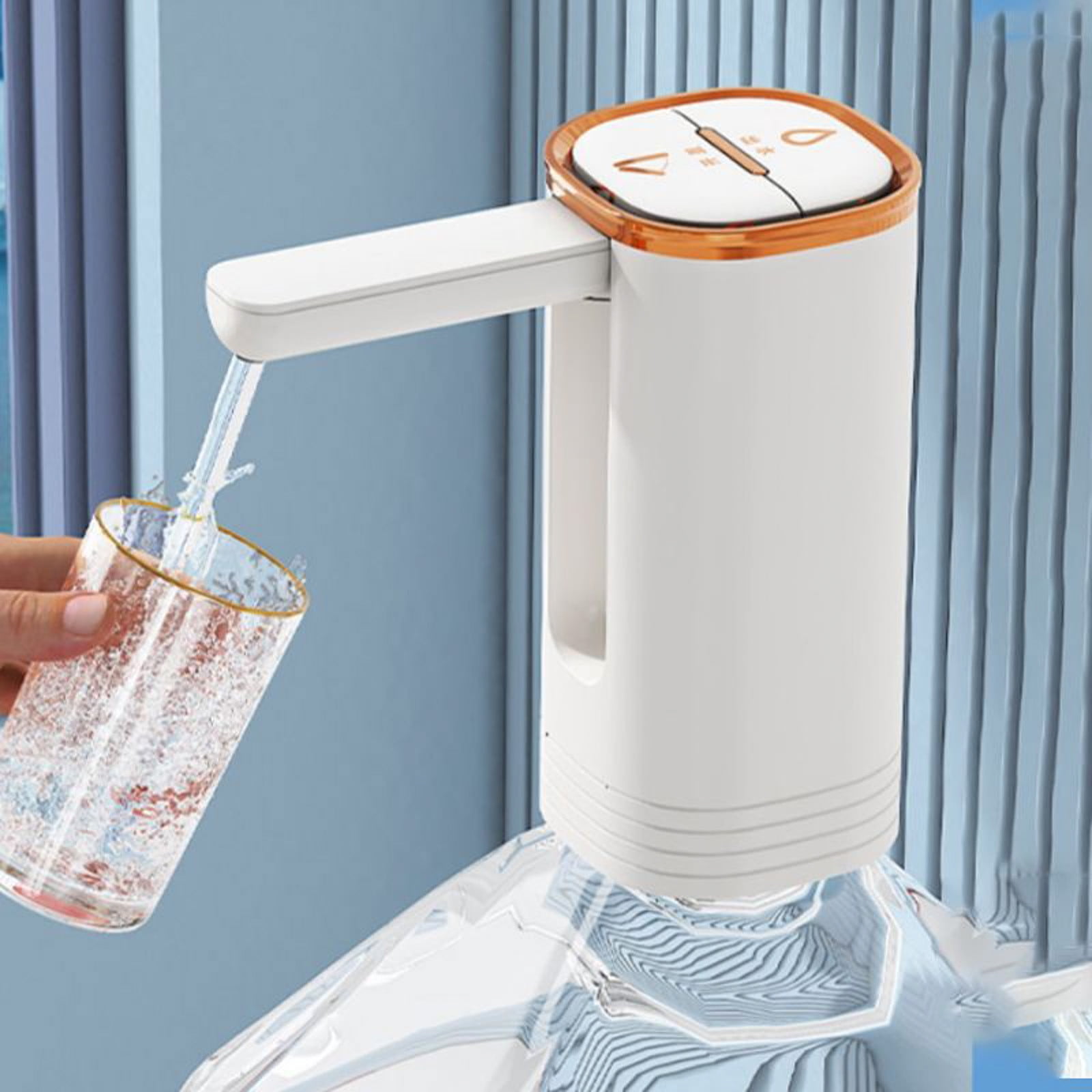 Household Folding Electric Water Dispenser USB Charging Electric Faucet ...