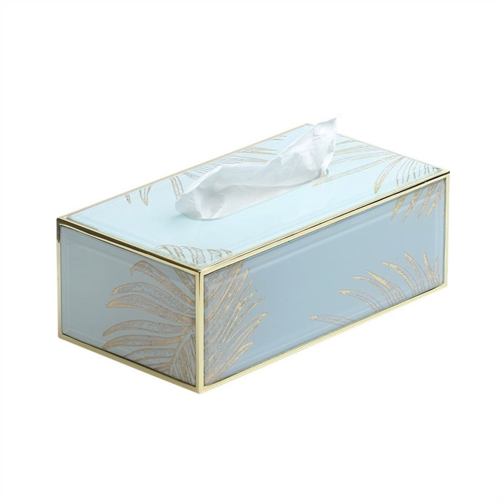 Household Glass Tissue Box Dining Table Tissue Box Light Luxury Wind ...