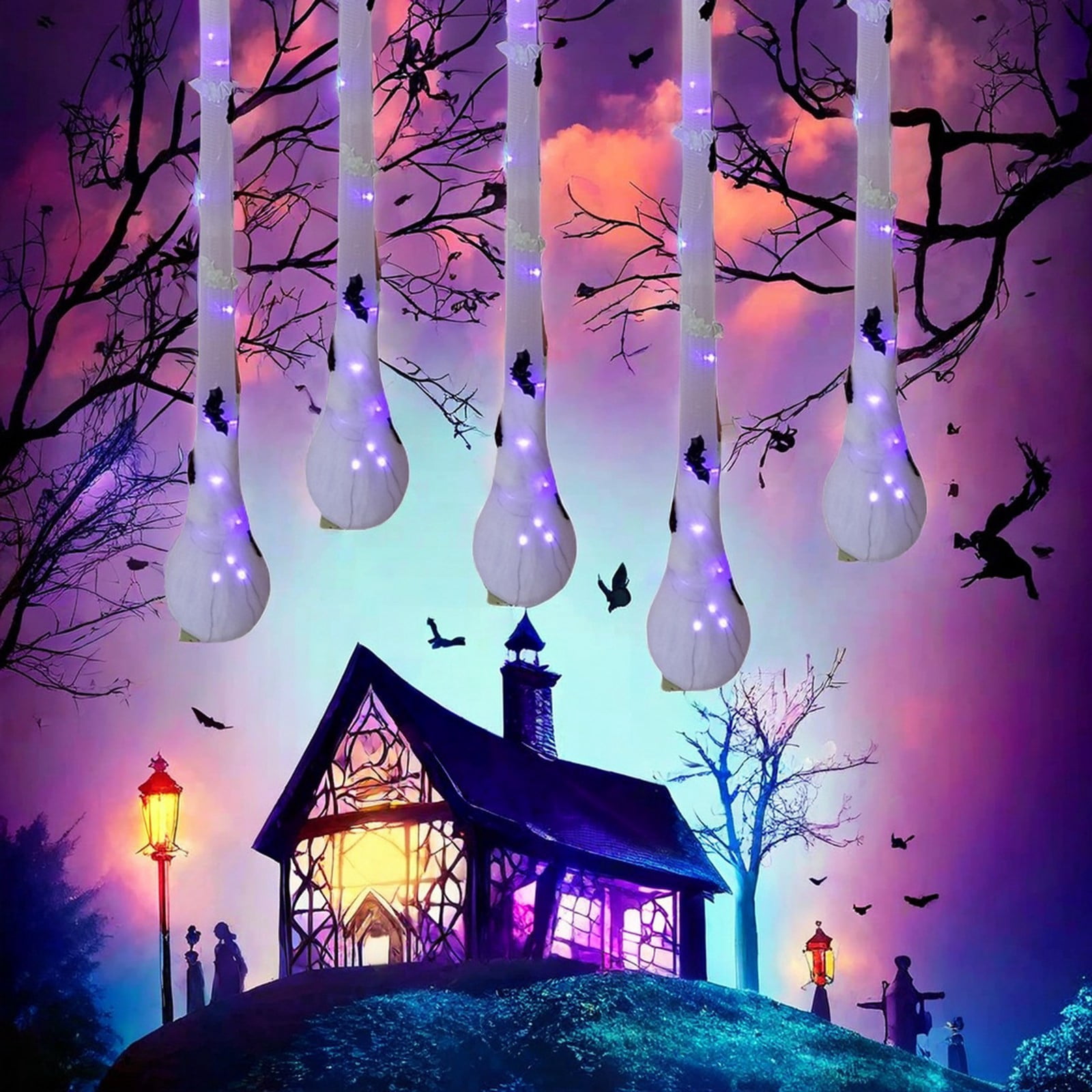 Household Goods Bat Egg Hanging Ornaments Hanging Luminous Decorations ...
