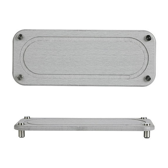 Household Grooved Soap Dish, Stainless Steel Base with Rubber Feet ...