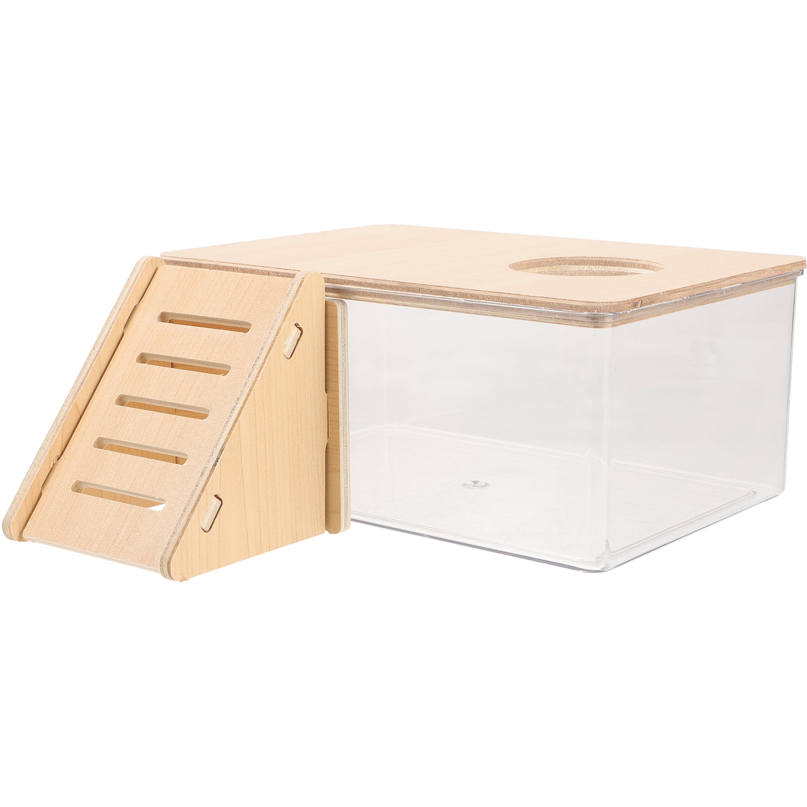 Household Hamster Sand Bath Box Large Chinchilla Sand Bathroom Guinea ...