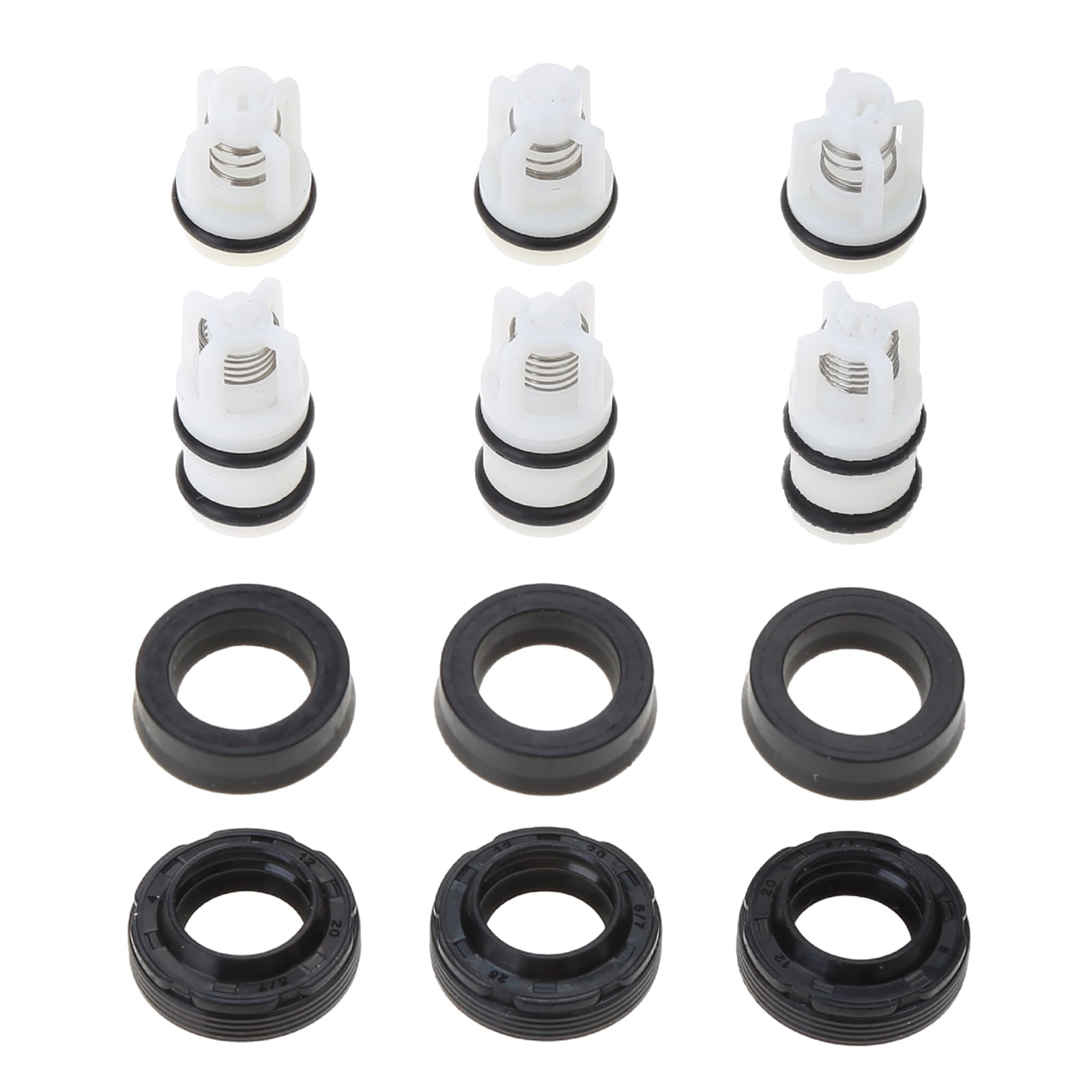 Household High Pressure Pumps Washer Head Repair Kits Seals Oil Check ...