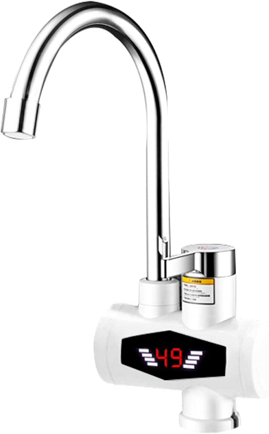 Household Instant Electric Hot Faucet, Rotatable Digital Display Hot ...