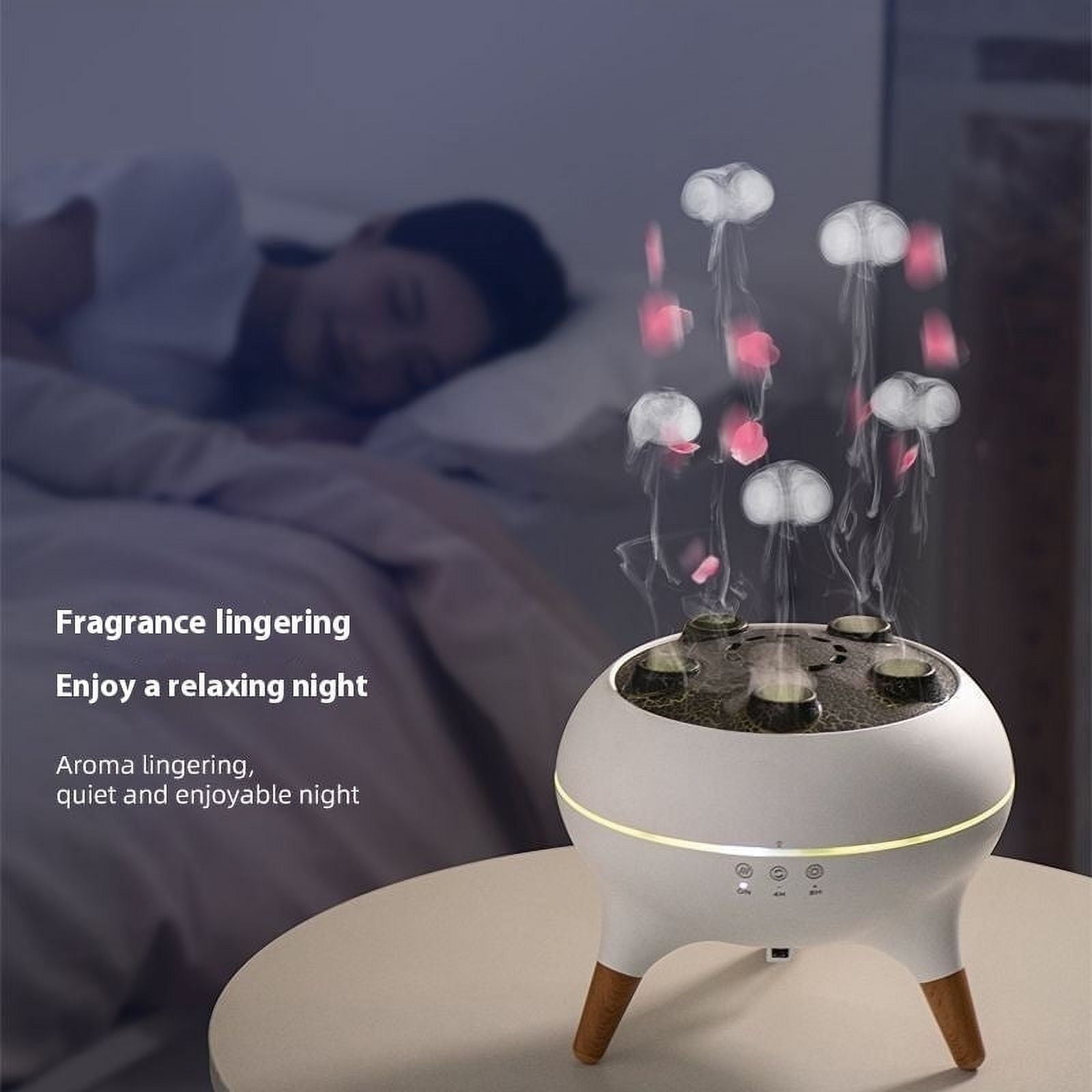 Household Intelligent Jellyfish Ultrasonic Air Humidifier Ultrasonic ...