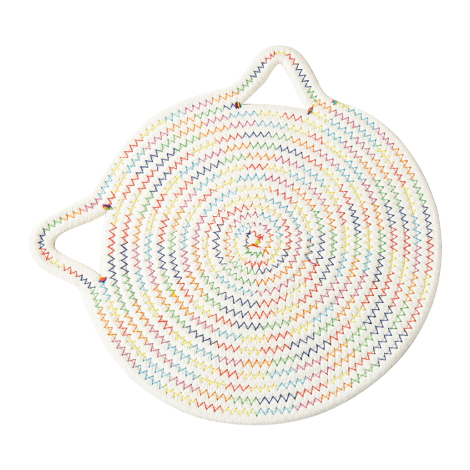 Household Japanese Dining Cotton Style Woven Hanging Cat Creative Pad ...