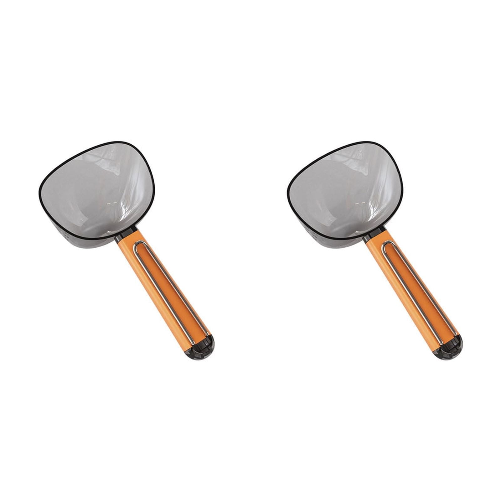 Household Kitchen Measuring Rice Spoon, Two in One Plastic Grain Flour ...