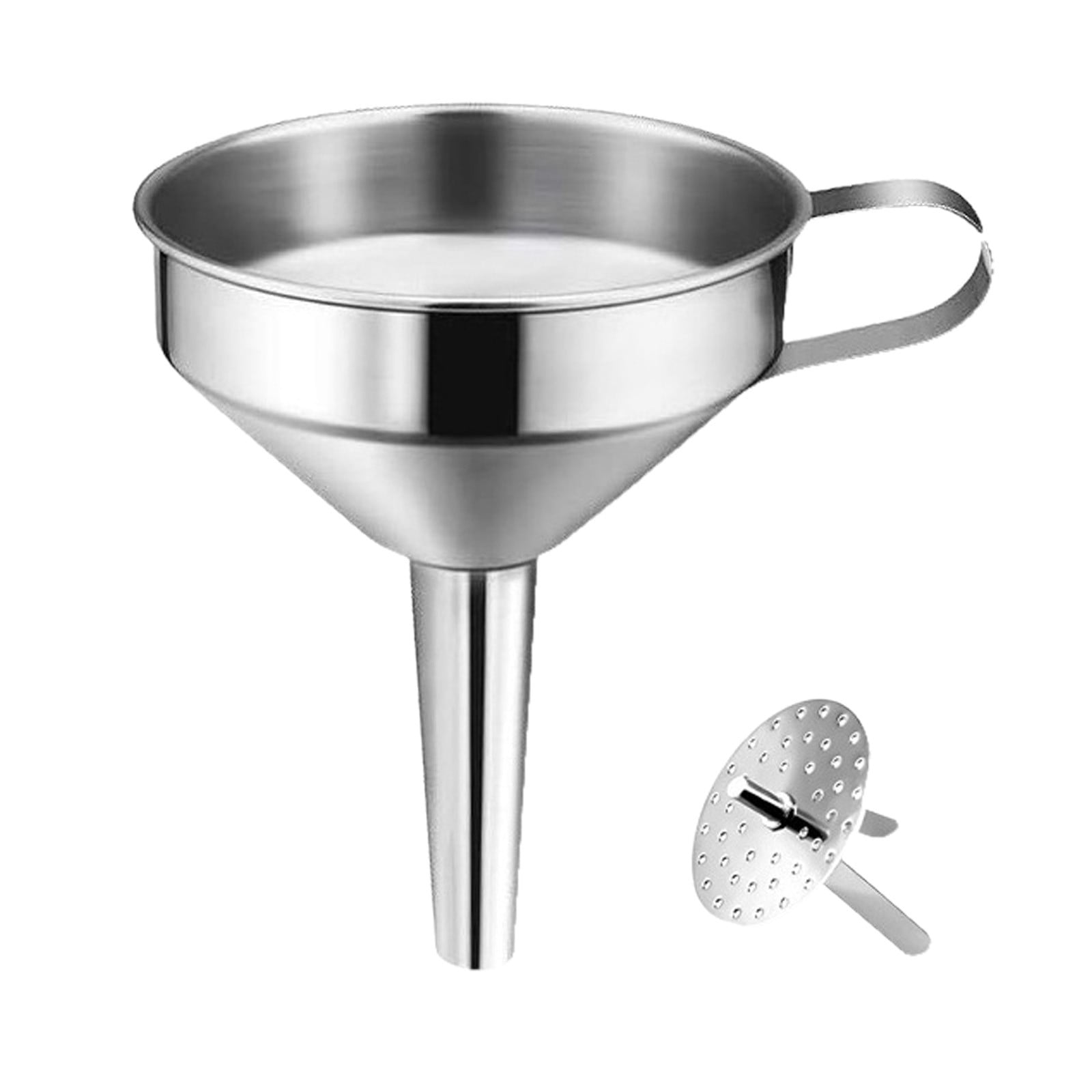 Household Kitchen Stainless Steel Funnel Multifunctional Filter Filter ... Household Kitchen Stainless Steel Funnel Multifunctional Filter Filter ...