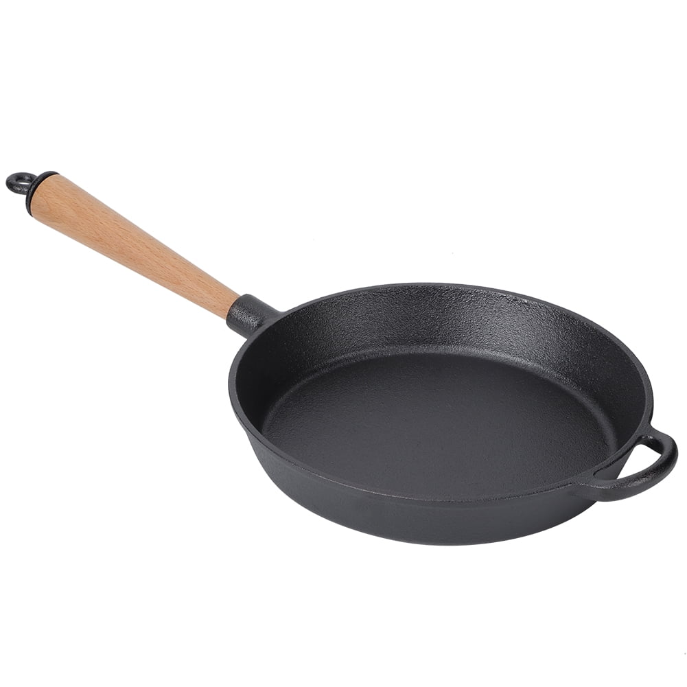 Household Kitchen Utensils Cast Iron Frying Pan Skillet Cooking Steak ...