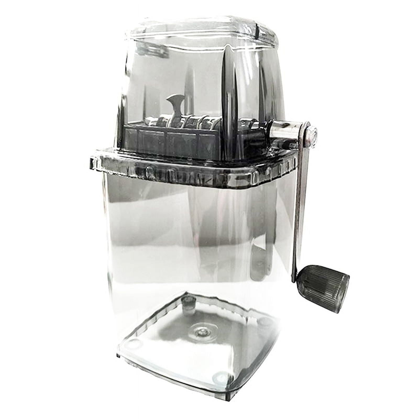 Household Manual Ice Crusher Hand Shaved Ice Machine, Transparent ...