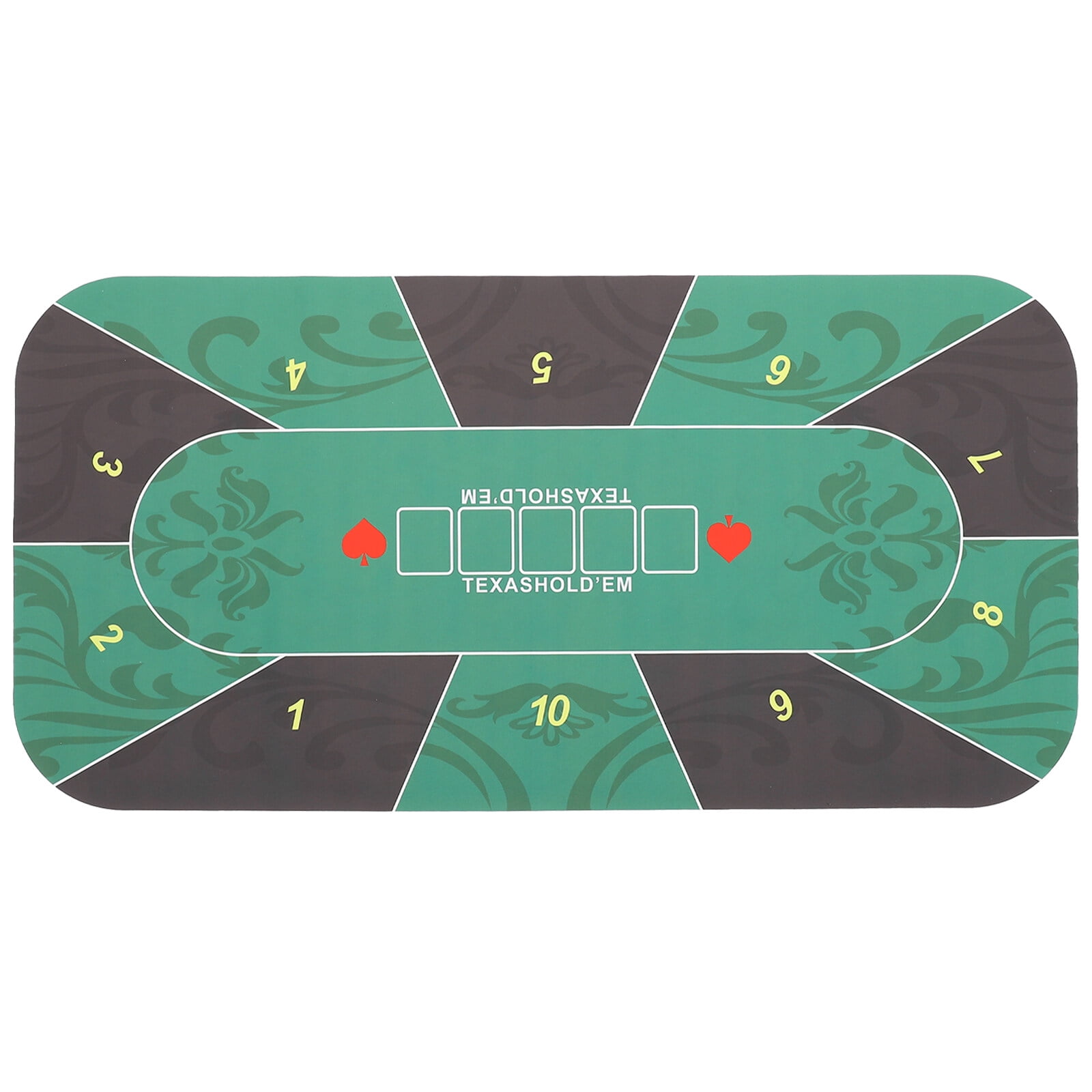 Household Mat Rubber Poker Table Cover Family Game Mat Rubber Mat for ...