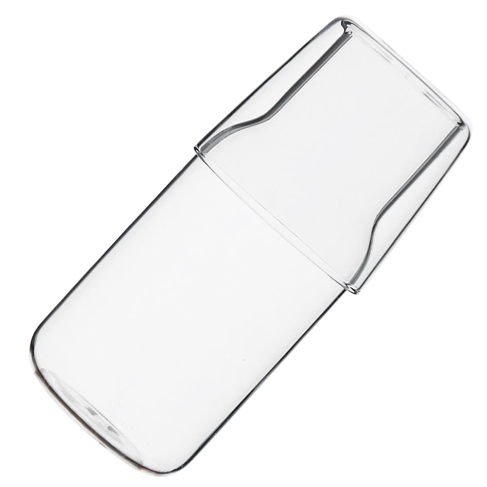 Household Milk Cup Clear Coffee Mug With Lid Juice Dispenser Beverage