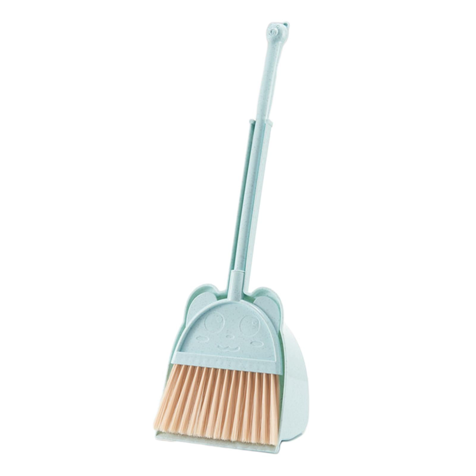 Household Mini Kids Broom and Dustpan Set, Cleaning Sweeping Play Set ...