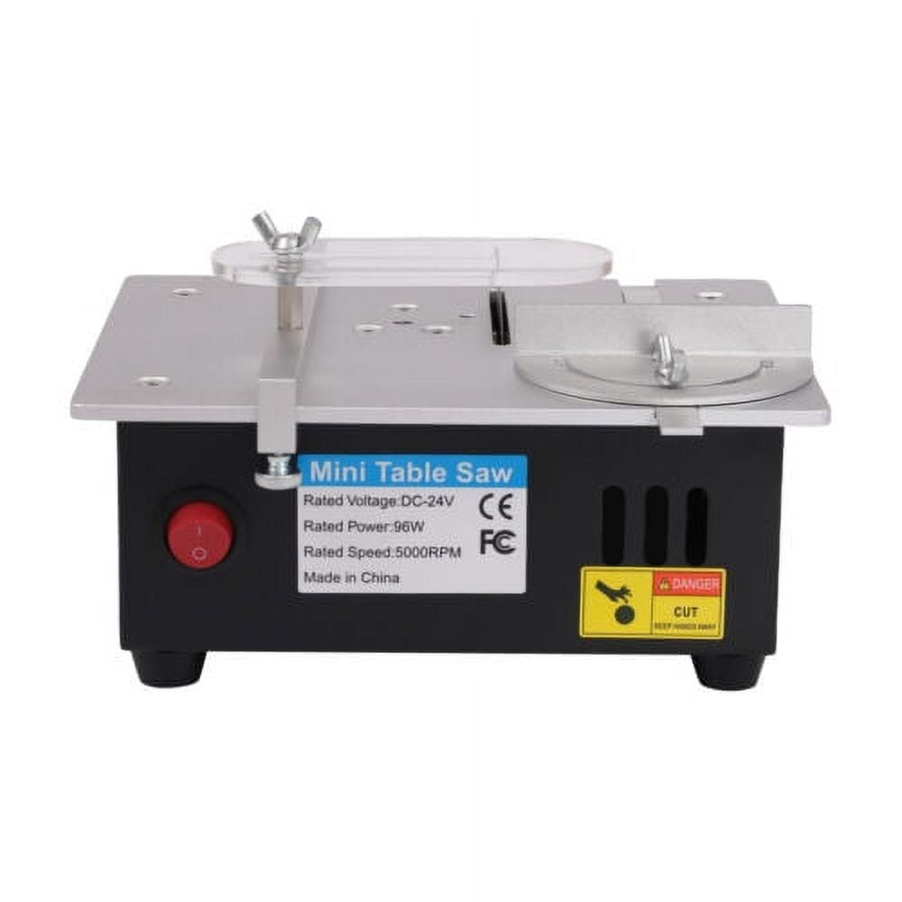 Household Mini Sliding Table Saw Woodworking DIY Hobby Model Cutting ...