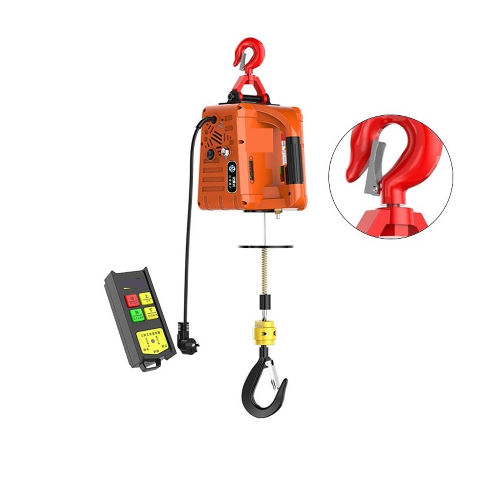 Household Miniature Electric Hoist Crane Small Lifting Hoist Remote ...