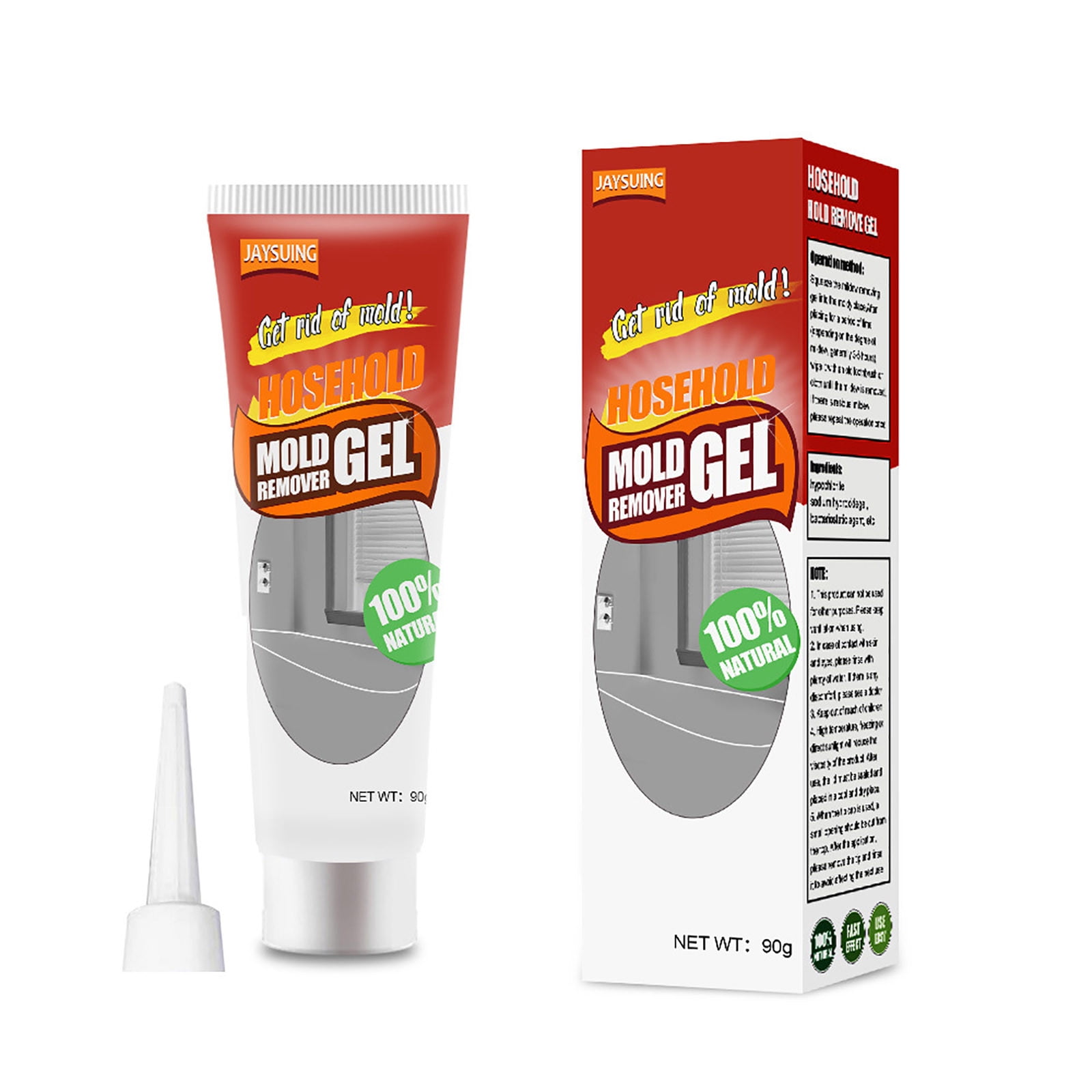 Household Mold Remover Gel - Quick Acting Bathroom Tile & Wall Stain ...