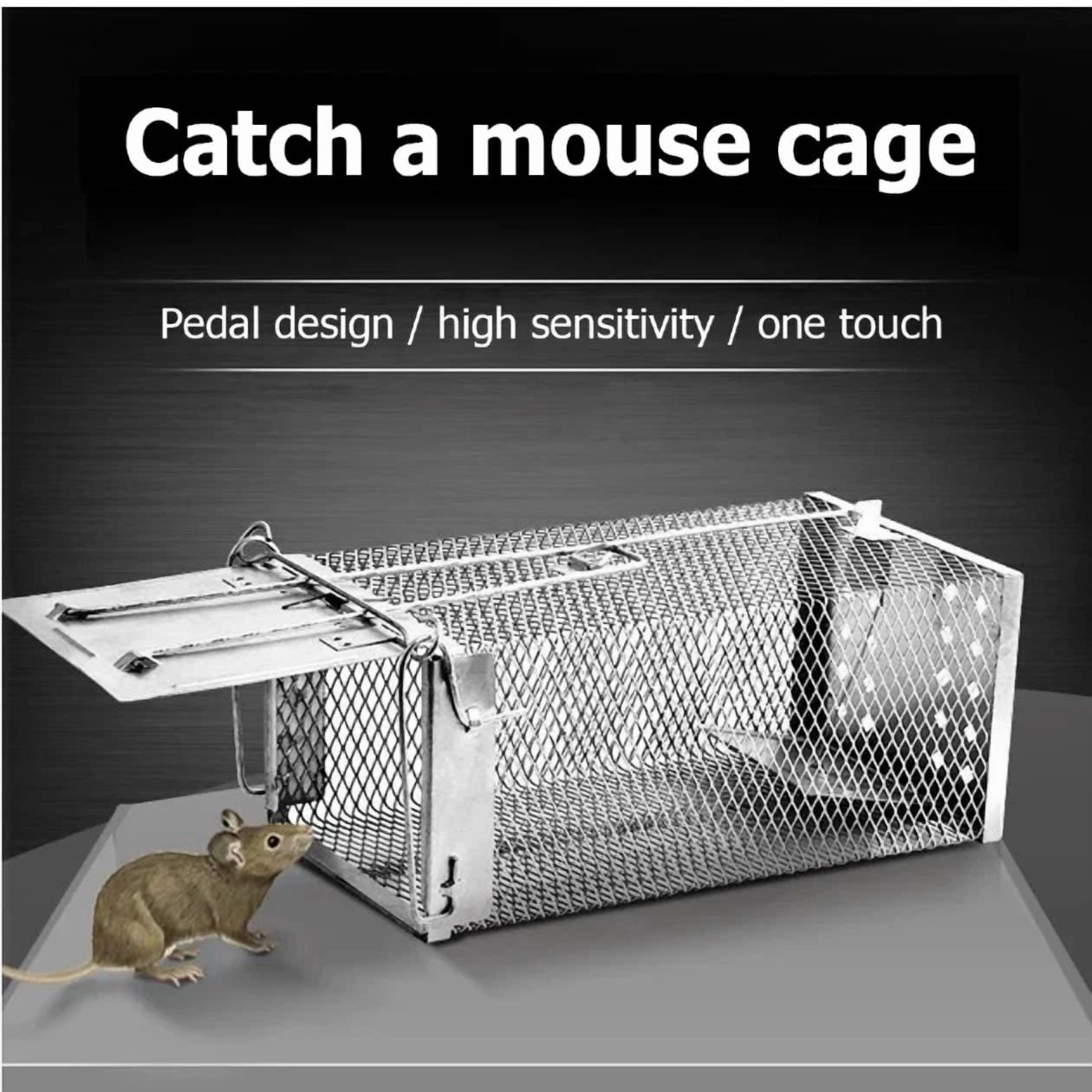 Household Mousetrap Large Space Automatic Rat Trap Cage Safe Courtyard ...