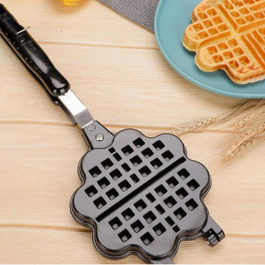 Household Non Stick Waffle Maker Baking Press Plate Pastry Bread Waffle ...
