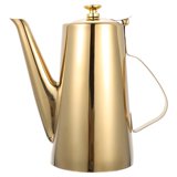 Household Oil Dispenser Stainless Steel Oil Bottle Handheld Oil Storage ...