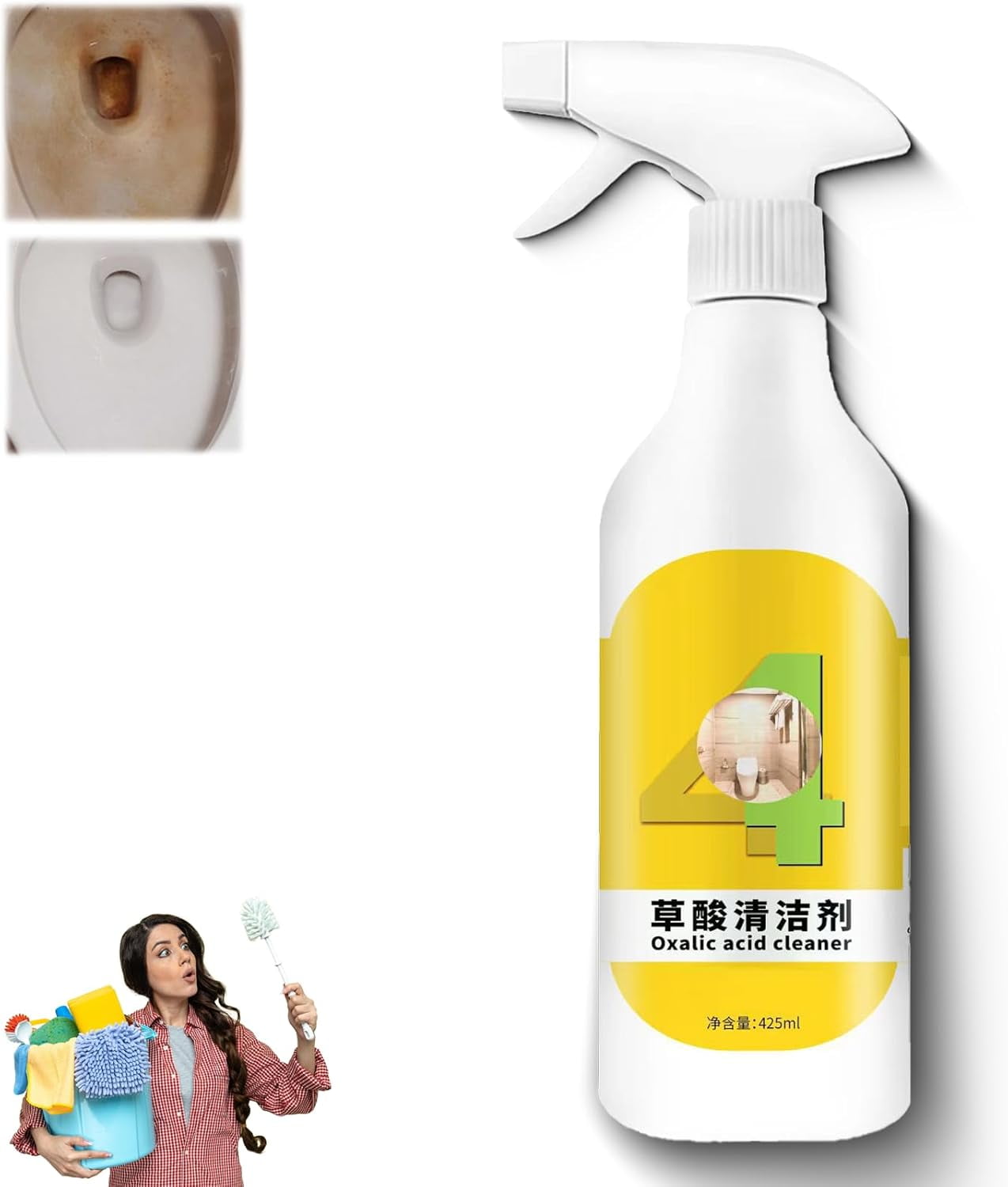 Household Oxalic Acid Cleaner, Oxalic Acid Stain Cleaner, Highly ...