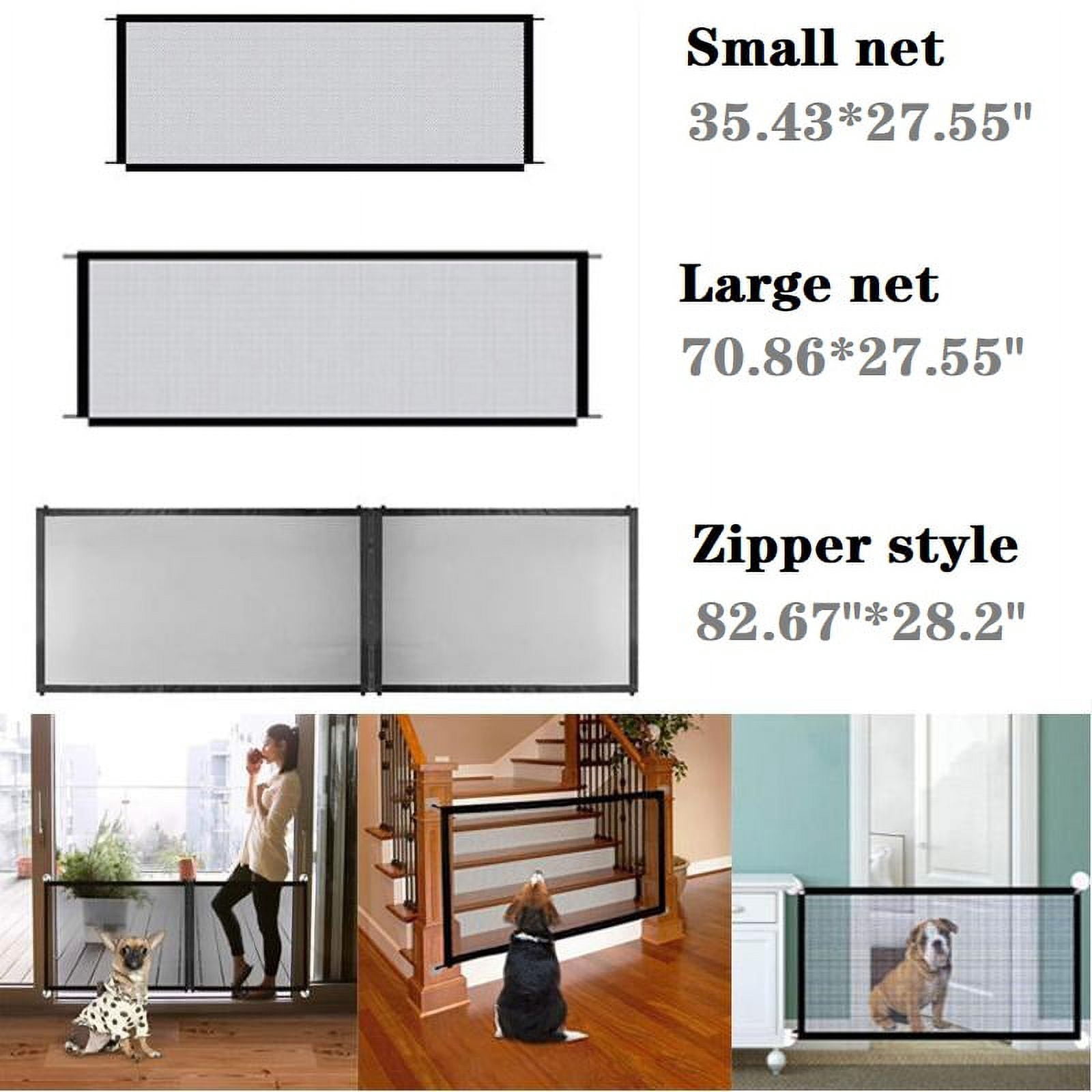 Household Pet Gate Gate Mesh Safe Fence Barrier Guard Stair Enclosure ...