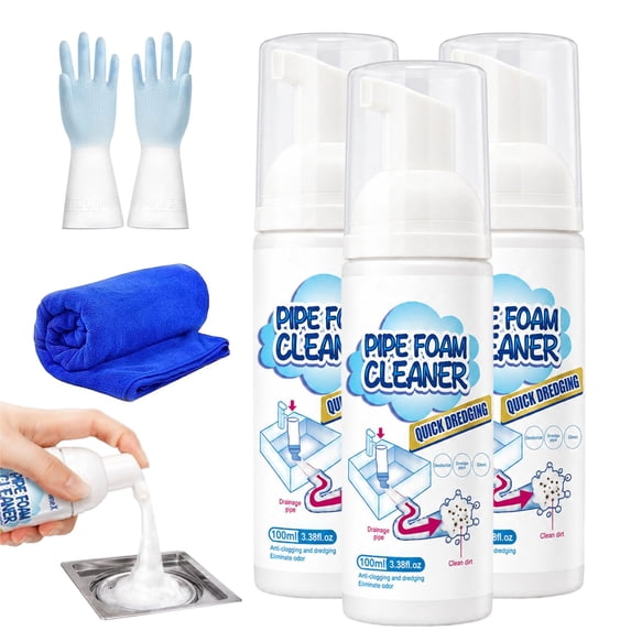 Household Pipe Foam Cleaner & Deodorizer, Drain Foam Cleaners ...