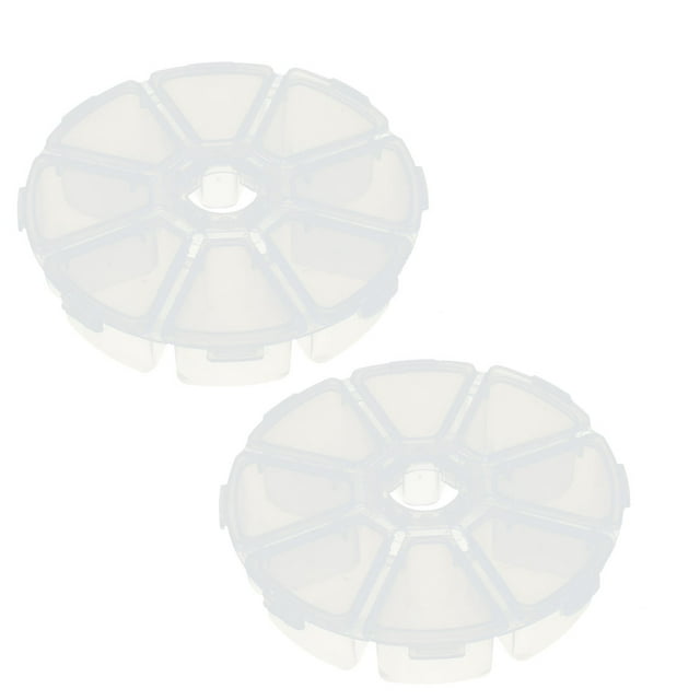 Household Plastic 8 Compartments Storage Box Case Organizer Container ...