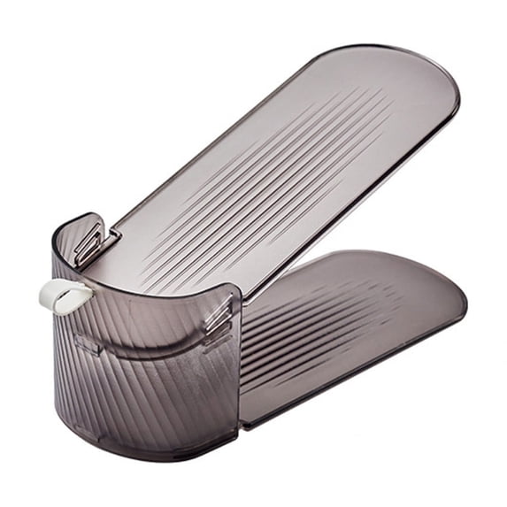 Household Plastic Shoe Rack, Three-Tier Adjustable Shoe Storage Frame ...