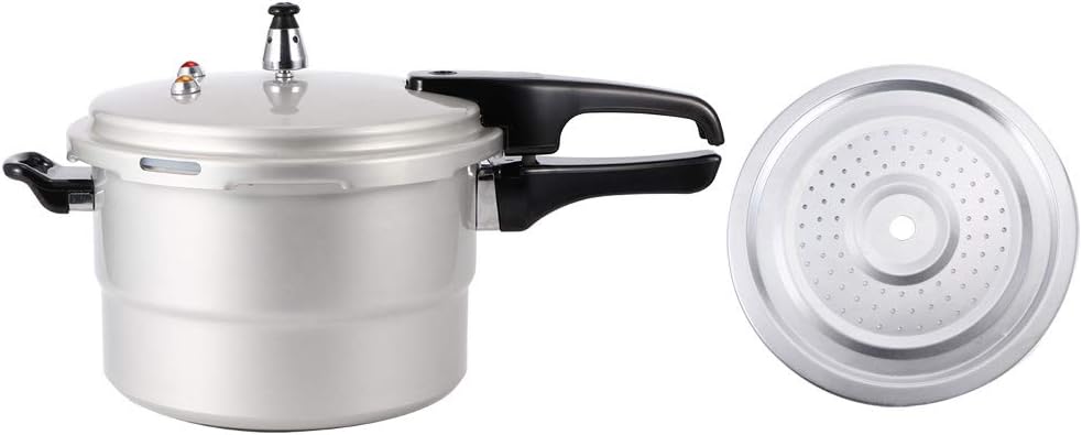 Household Pressure Cooker, 5L Pressure Cooker with Steaming Layer ...