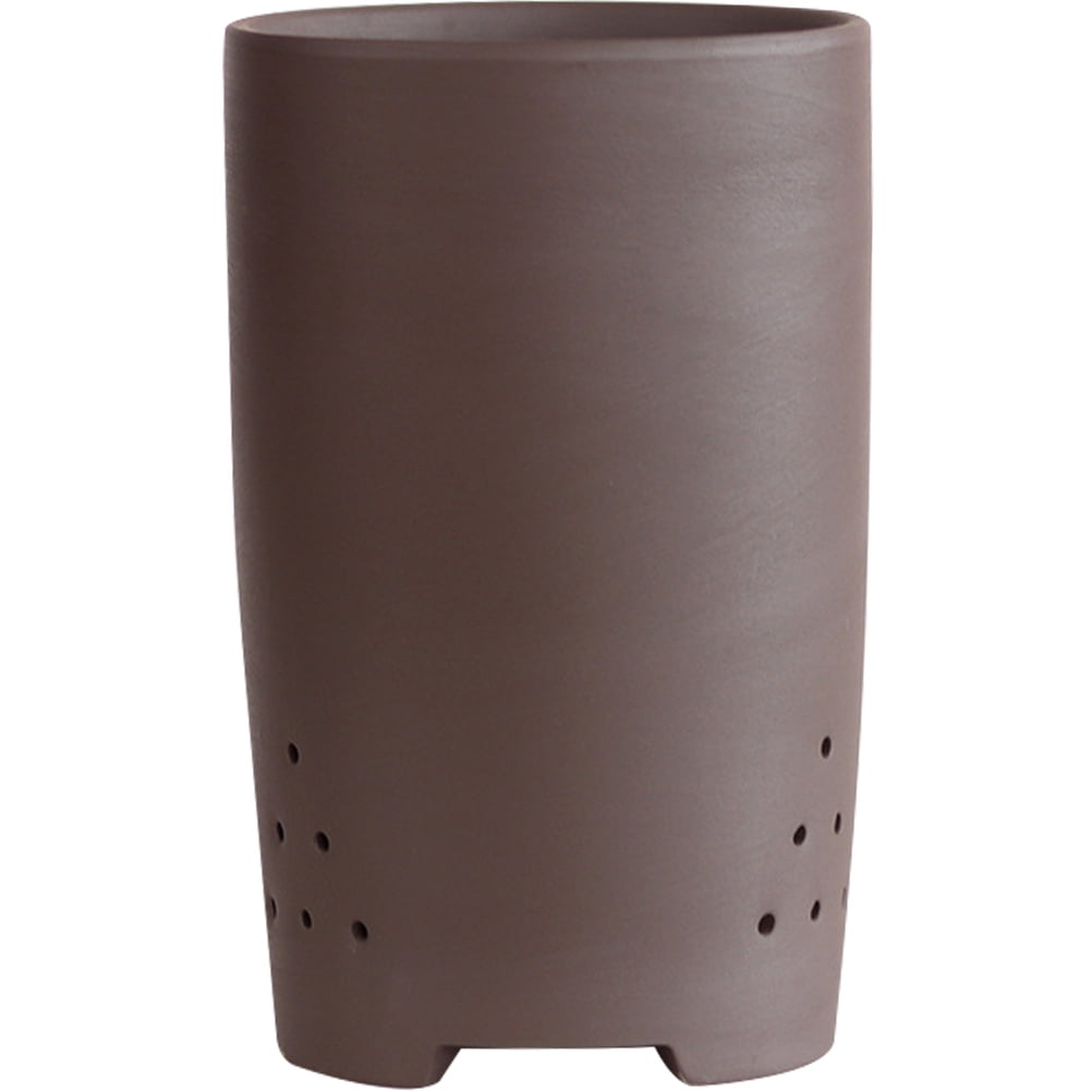 Household Red Porcelain Plant Pots Orchid Flowerpot Bonsai Planter With ...