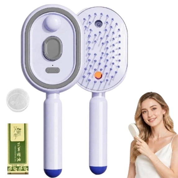 Household Salon Anti-Frizz Massage Comb, Electric Spray Air Cushion ...