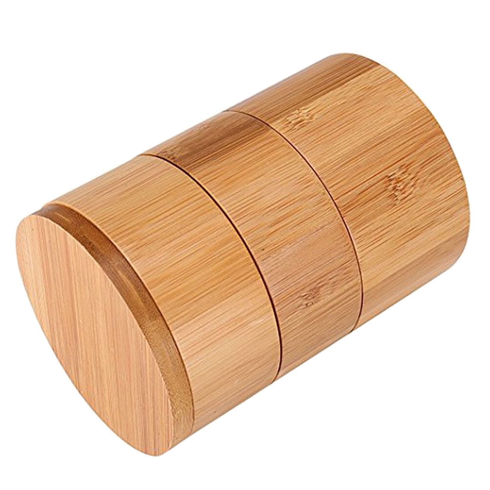Household Seasoning Jar Multi-layer Condiment Canister Bamboo Sugar ...