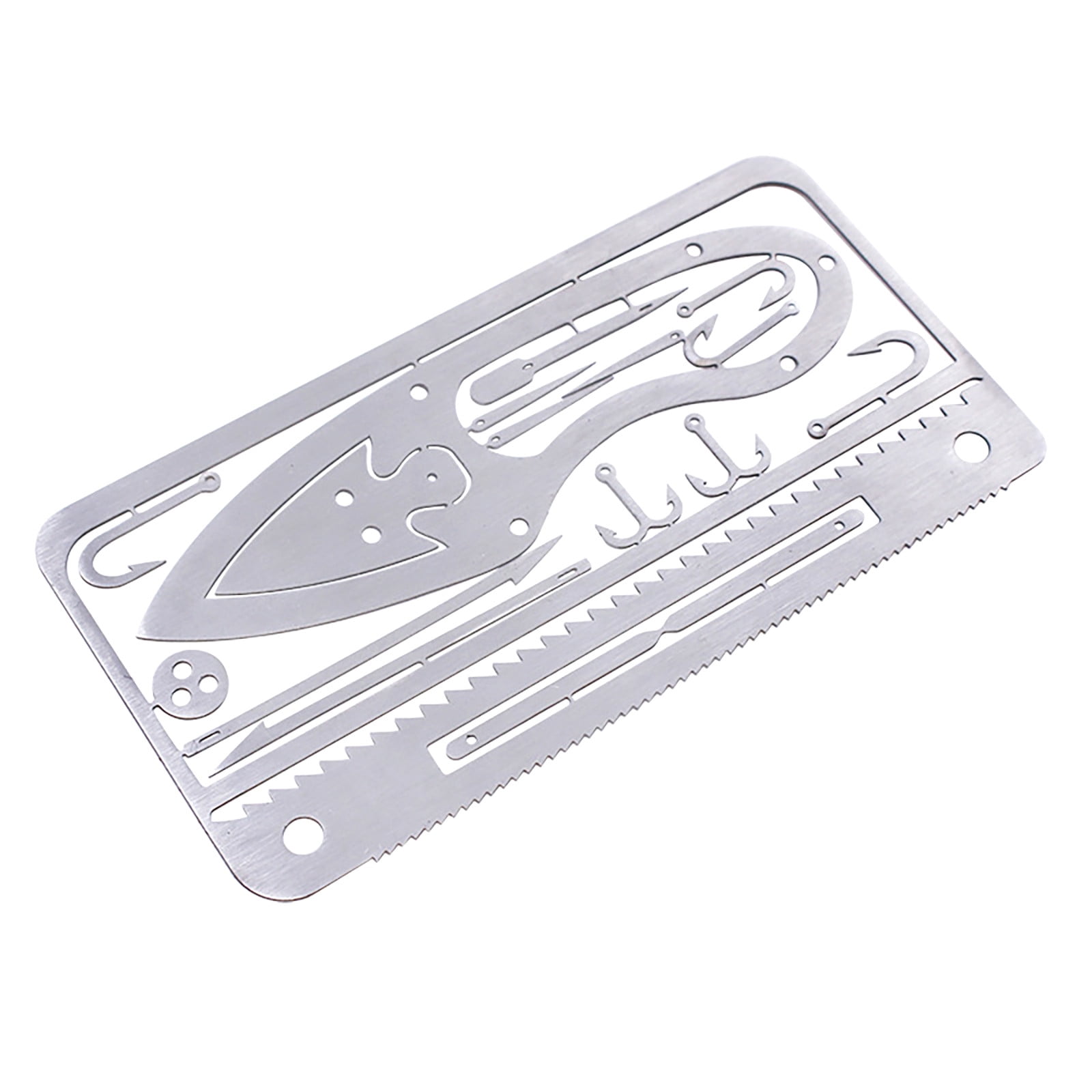 Household Set Fish Hook Tool Card Stainless Steel Multi Function Fish ...