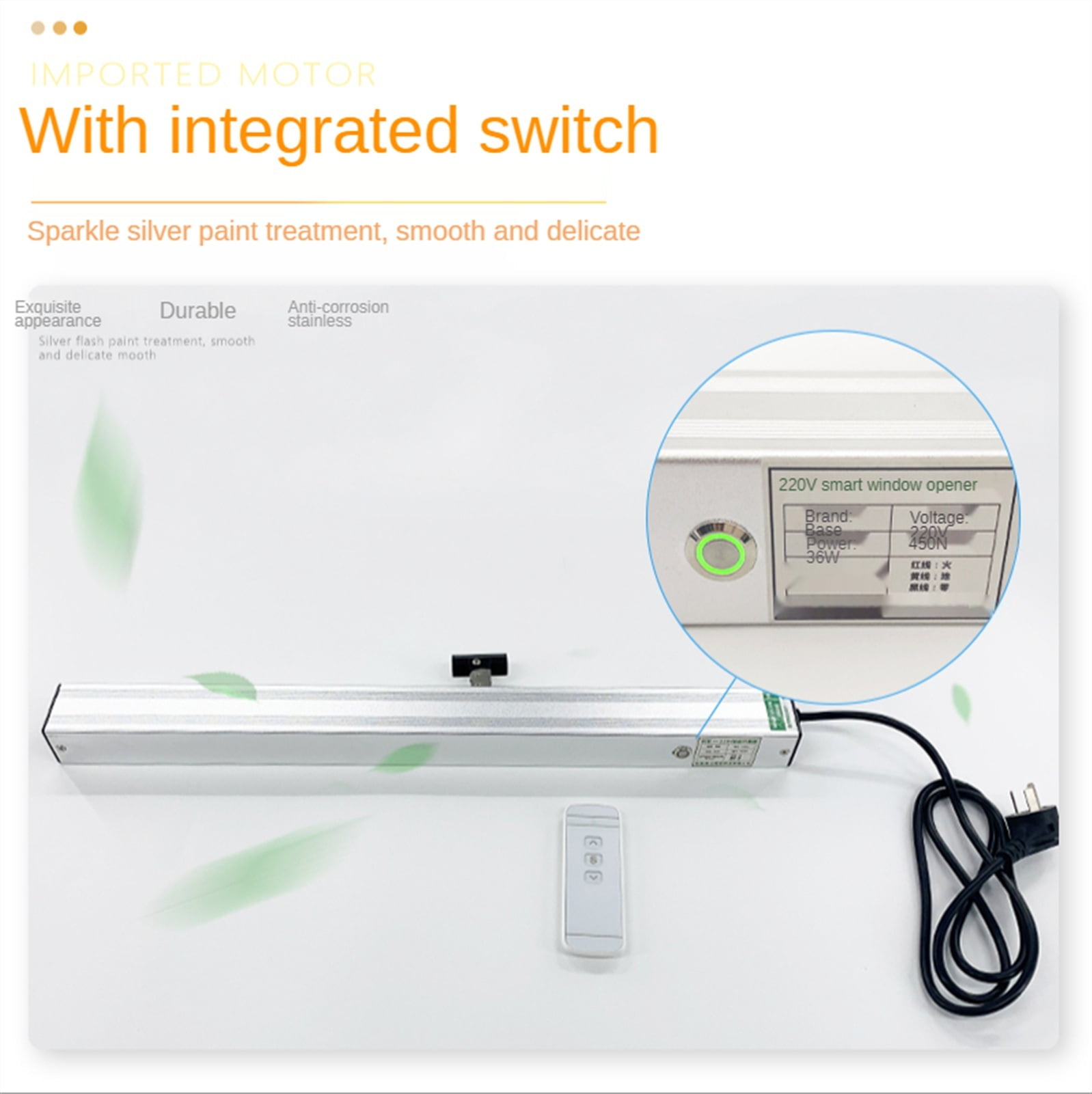 Household Shutter Opener Actuator With Rain Sensor Stroke Electric ...