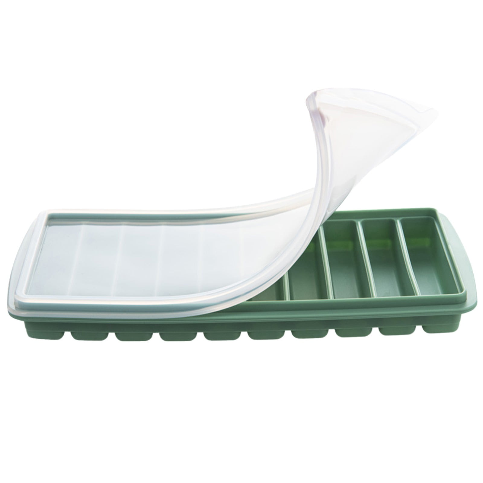 Household Silicone Ice Tray with Lid Cool Ice Cube Molds Kitchen Stuff ...