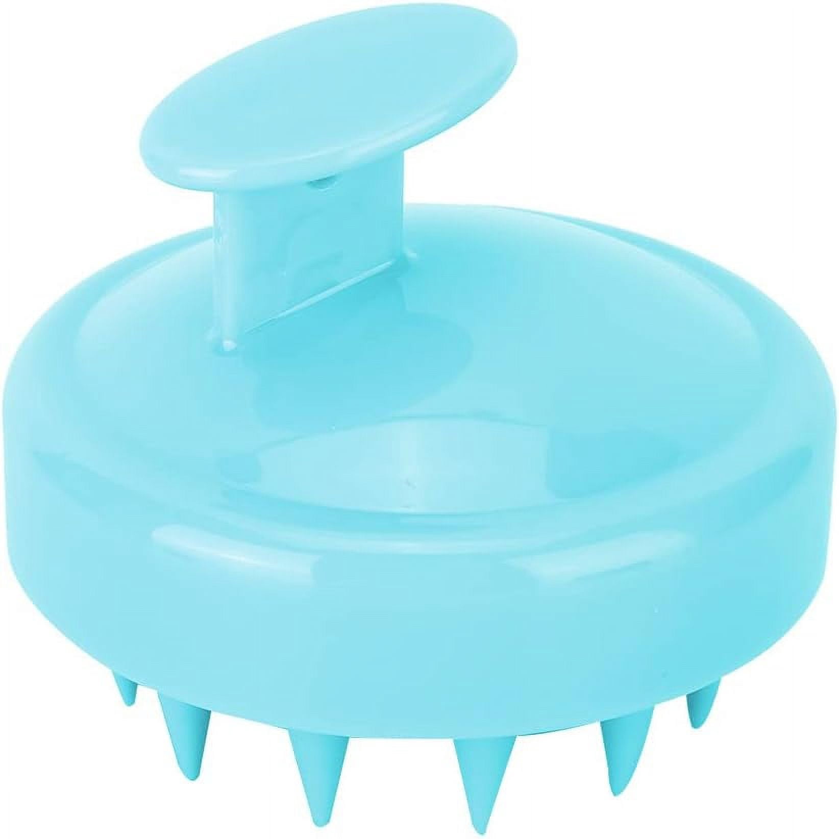 Household Silicone Scalp Shampoo Massage Brush Hair Scalp Scrubber ...