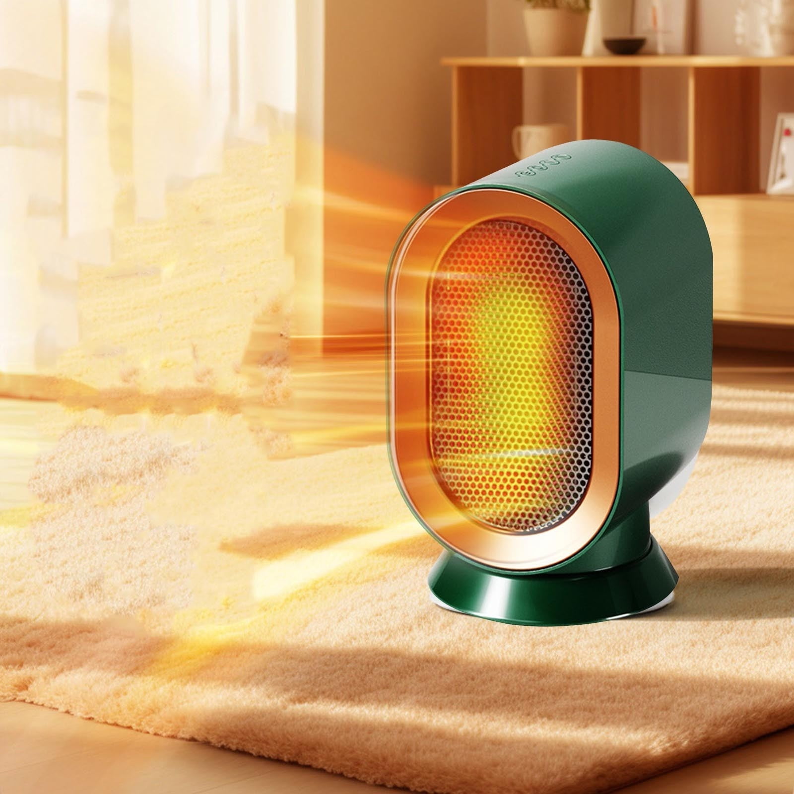 Household Small Heater 1200w Hot Bedroom Heater Vertical Desktop Mini ...