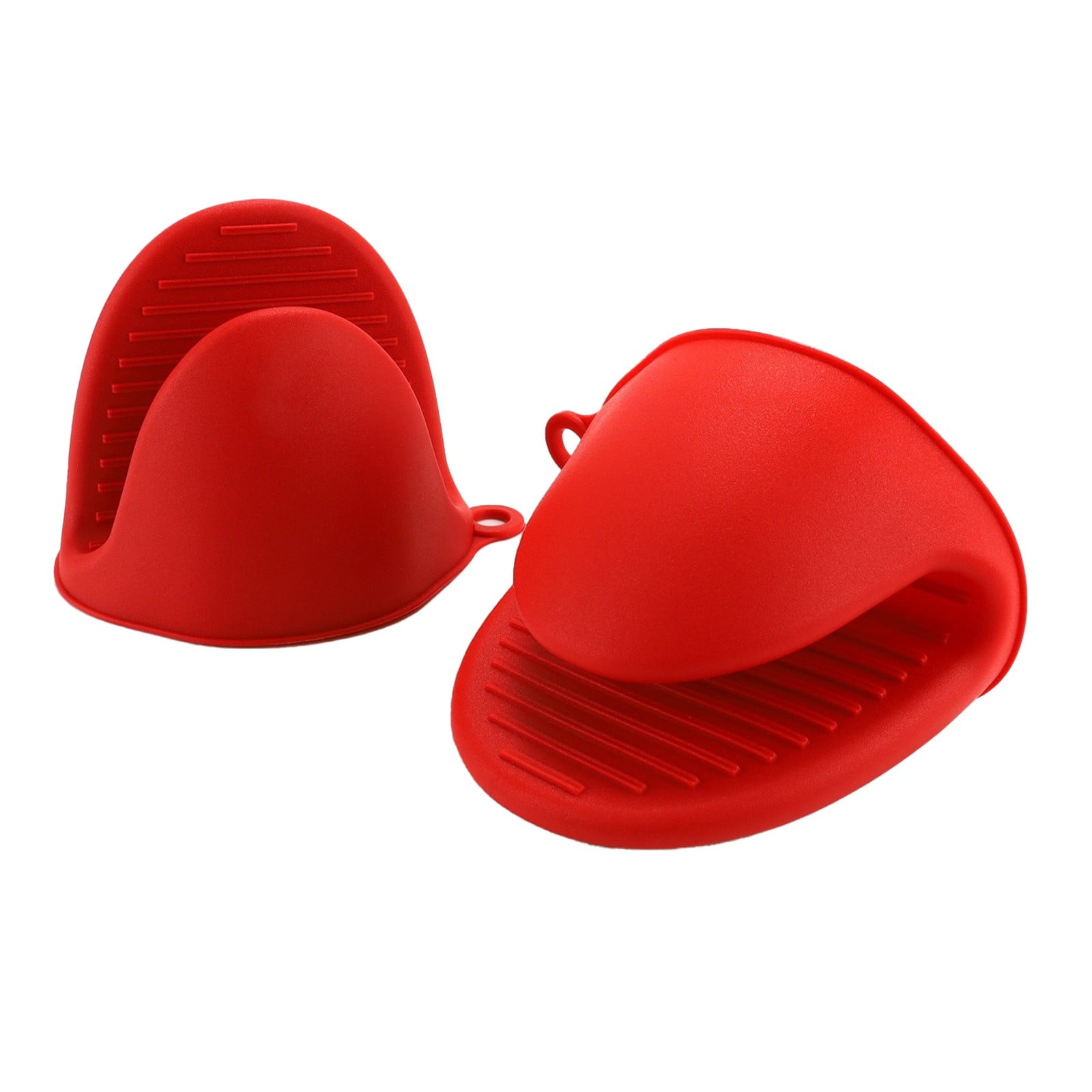 Household Solid Color Silicone Hand Clips Microwave Scalding Gloves ...